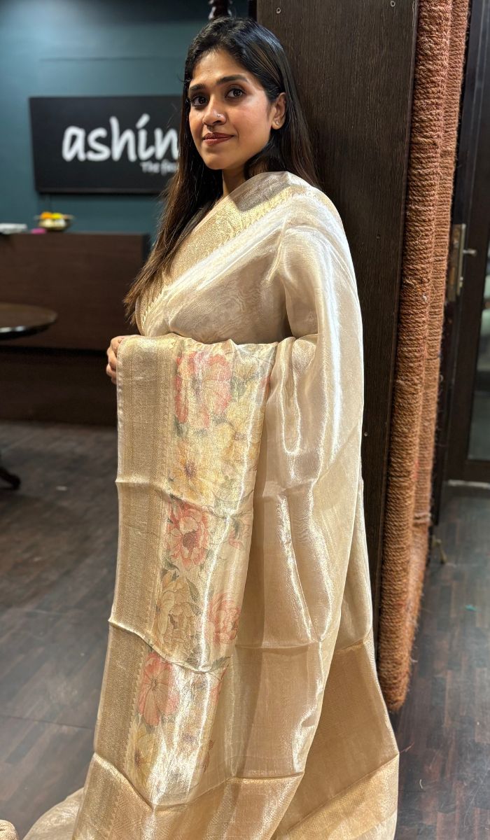 TISSUE LINEN SAREE 08012511 – Ashima Fashion Store