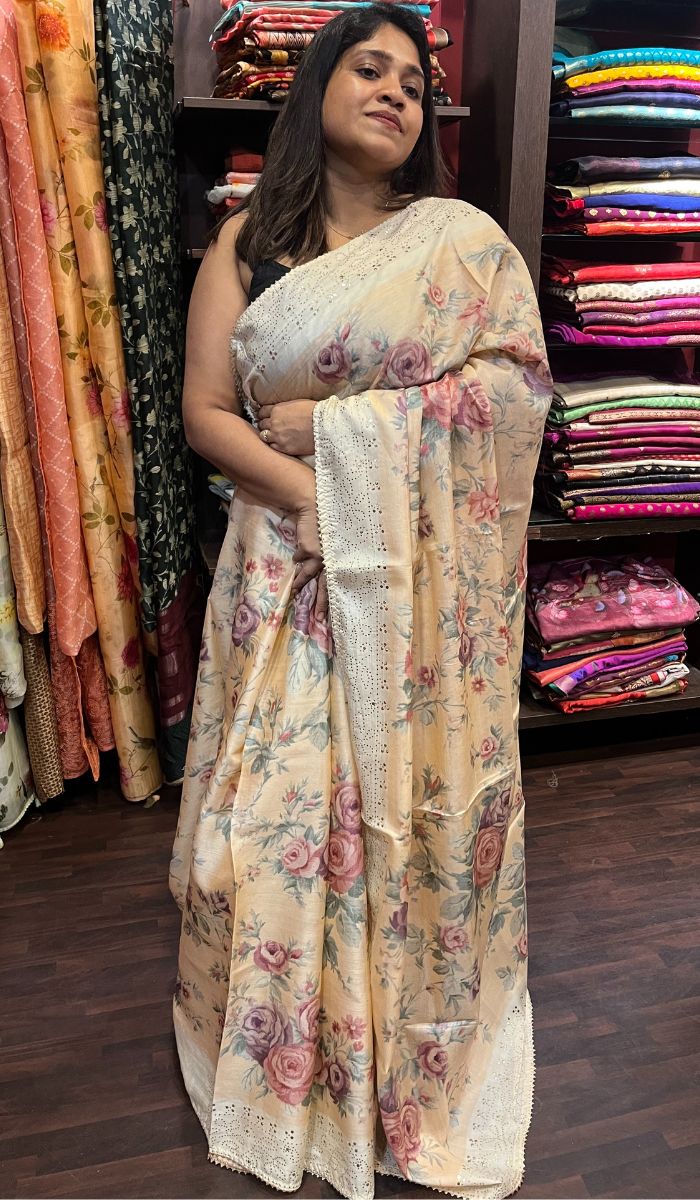 DESIGNER TUSSAR SILK SAREE 13042345 – Ashima