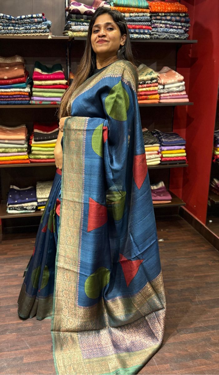 TUSSAR SILK SAREE 02042578 – Ashima Fashion Store