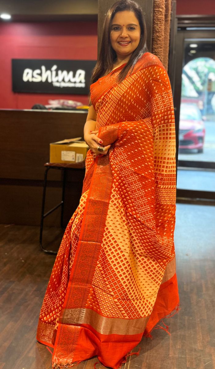 CHANDERI SILK SAREE 2211239 – Ashima Fashion Store