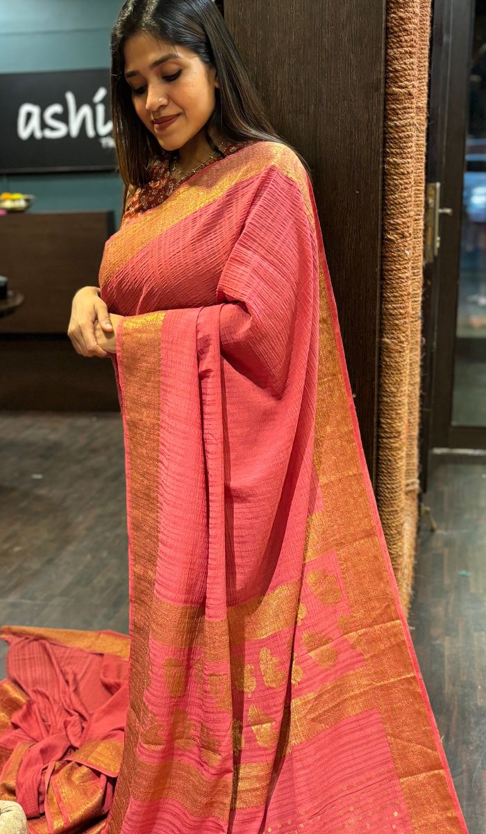 SEMI GEORGETTE SAREE 0410241 – Ashima Fashion Store